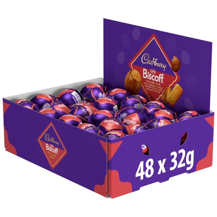 Cadbury Biscoff Chocolate Eggs | Creamy Milk Chocolate with Biscoff ...