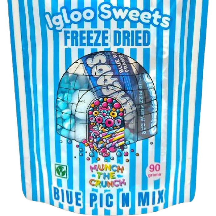 Freeze Dried Sweets (Iglo Blue Pick And Mix) 90g - treasureislandsweets ...