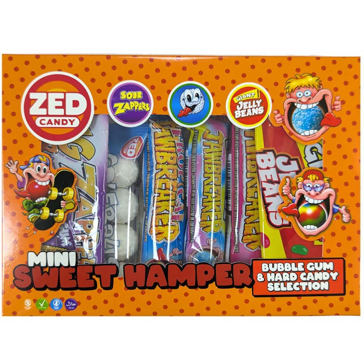 Zed Candy Retro Mini Jawbreakers Sweet Hamper - treasureislandsweets.co.uk