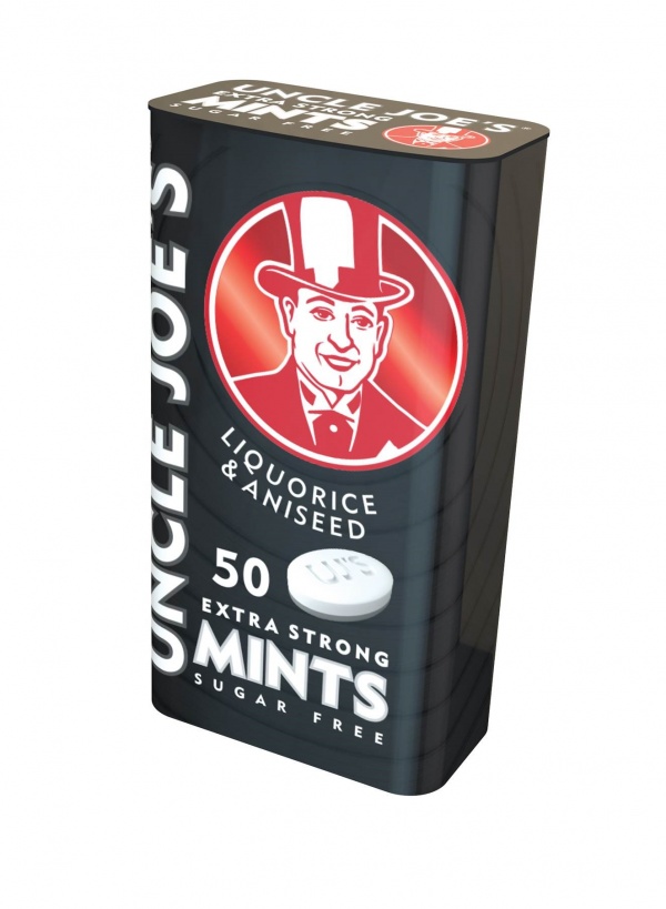 Uncle Joe’s Liquorice and Aniseed Mints Tin - Treasure Island Sweets ...