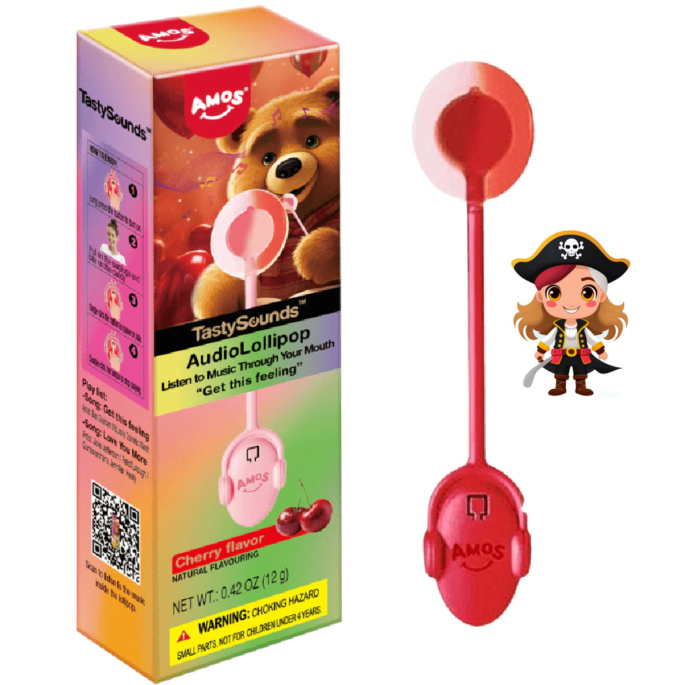 Audio Lollipop – Cherry Flavour | Get This Feeling Music-Inspired Sweet ...