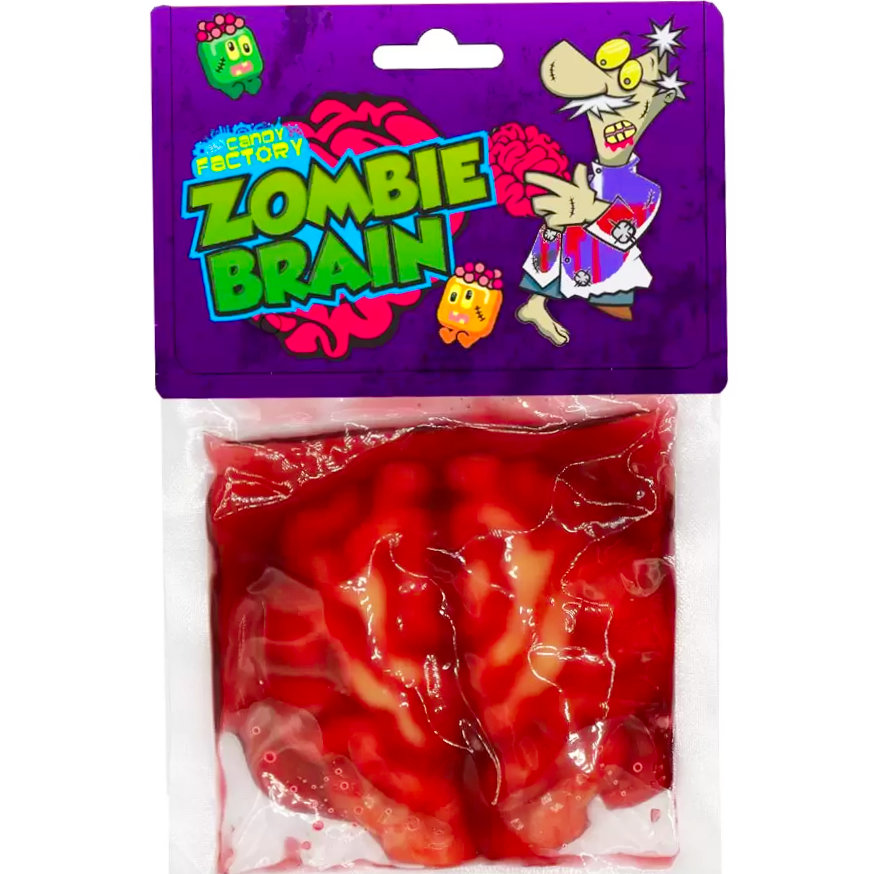 Zombie Jelly Brains - Strawberry Flavour Jelly Sweets For Halloween ...