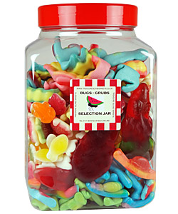 Bugs and Grubs Jelly Sweets Selection Jar - Sweets From The Uks ...