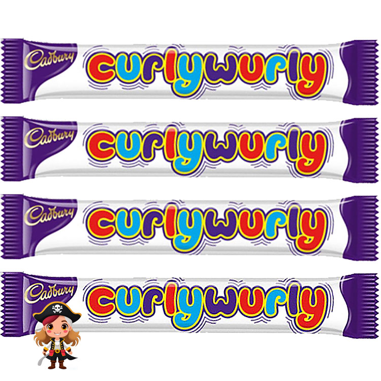 Curly Wurly - Treasure Island Sweets Ltd - treasureislandsweets.co.uk