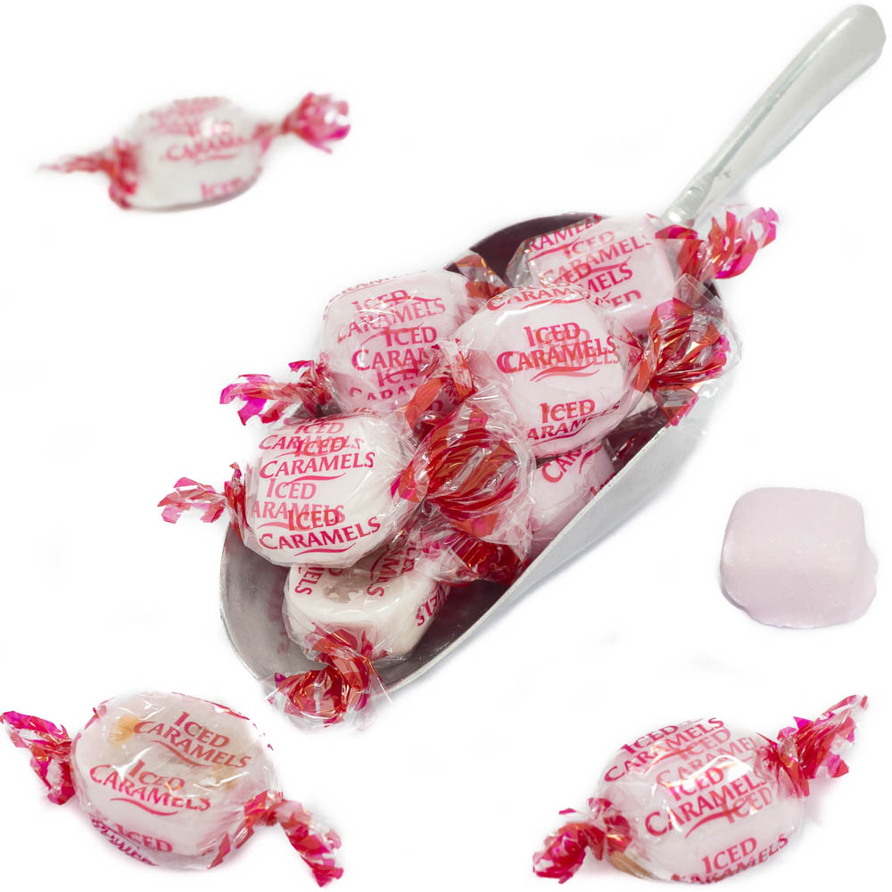Iced Caramels (Cleeves Original Sweets) - treasureislandsweets.co.uk