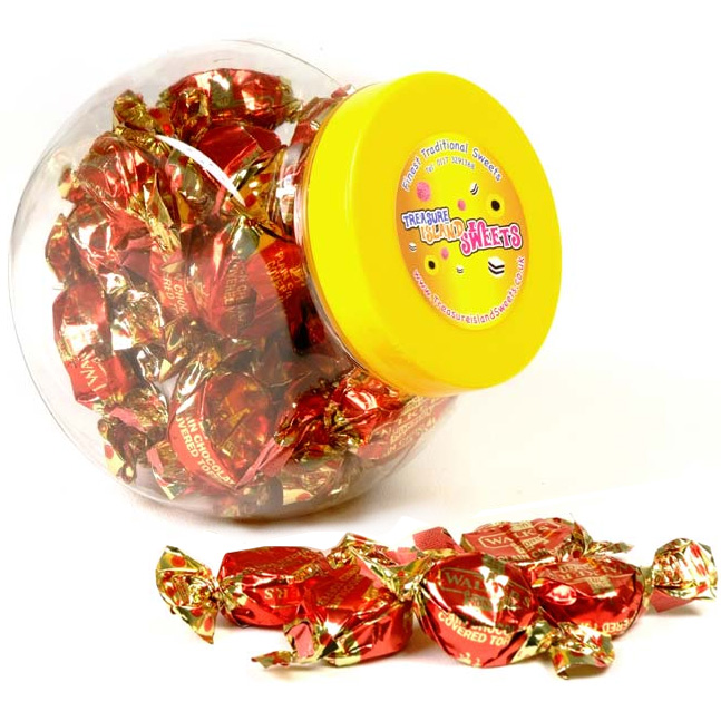 Chocolate Toffee Sweet Jar - Filled Retro Gift Jars ...