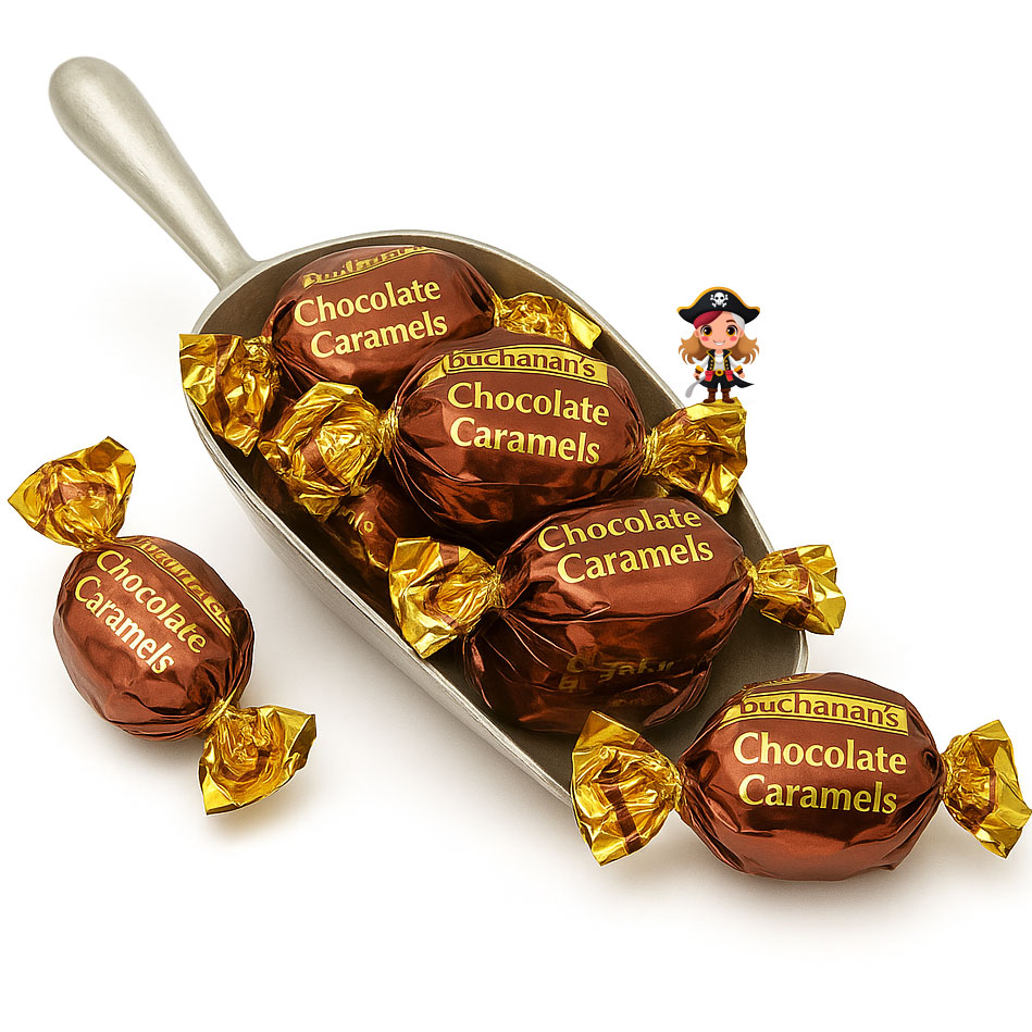 Buchanan’s Chocolate Caramels | Finest Dark Chocolate | Treasure Island ...