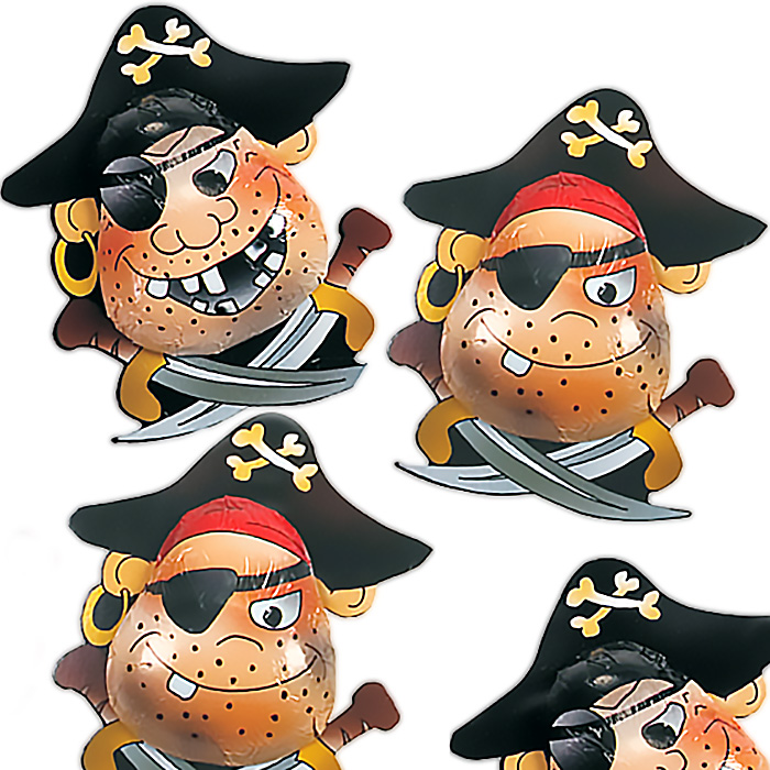 Chocolate Pirates - Novelty Milk Chocolate Pirate ...