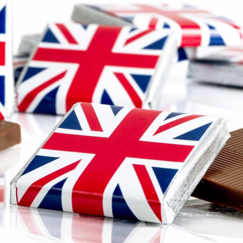 Union Jack Milk Chocolate Neapolitans (British Chocolates ...