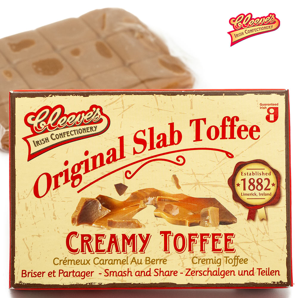 Original Slab Toffee (Cleeve's Of Ireland) - treasureislandsweets.co.uk