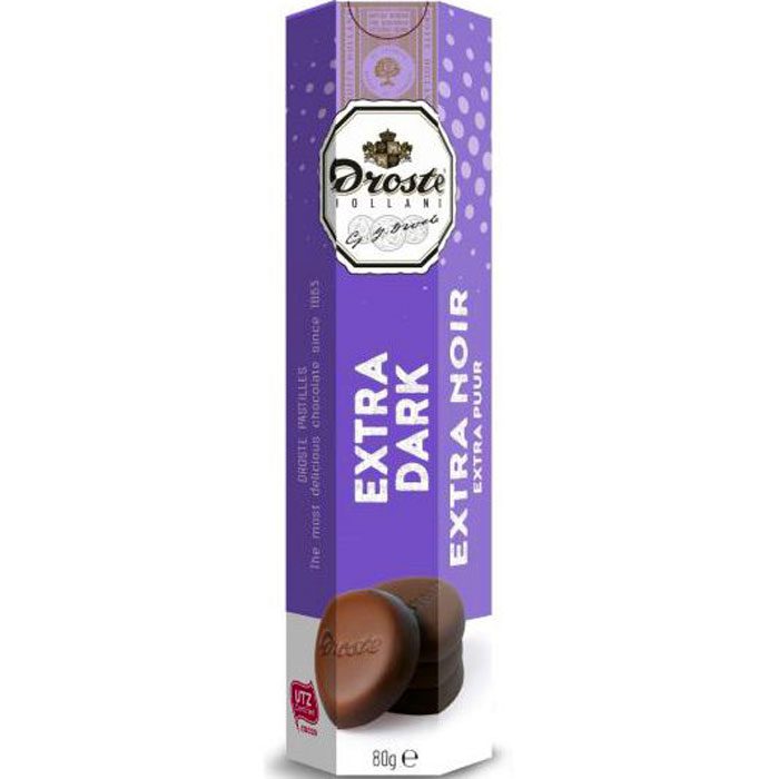 Droste Extra Dark Chocolate Pastilles - 75% Minimum ...