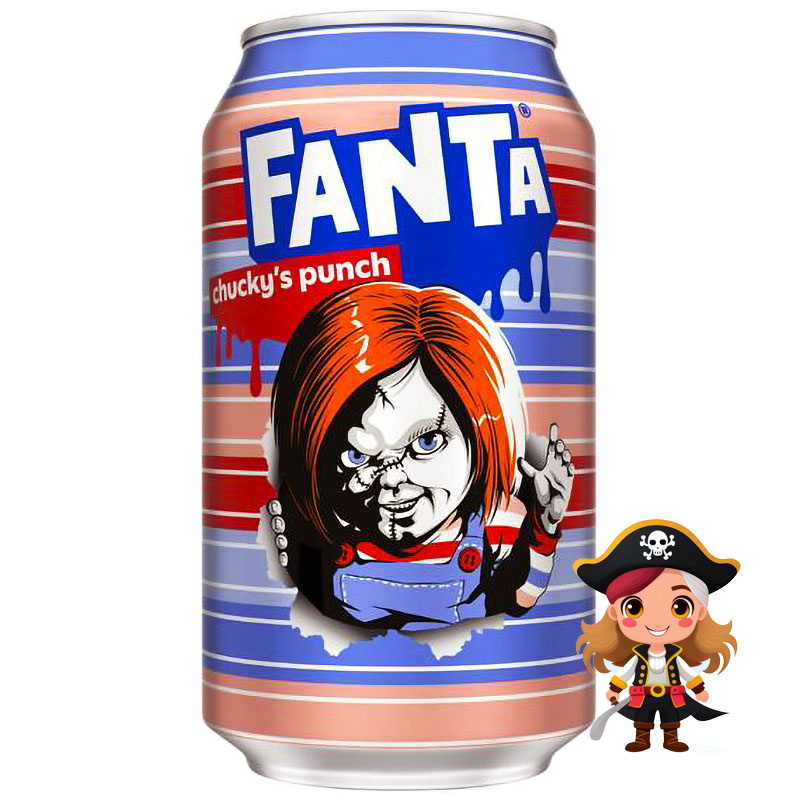 Fanta Chucky’s Punch Fizzy Drink Can | Fruit Punch Soda ...