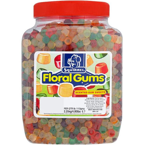 Floral Gums - Original Squirrel Scented Jelly Sweets ...