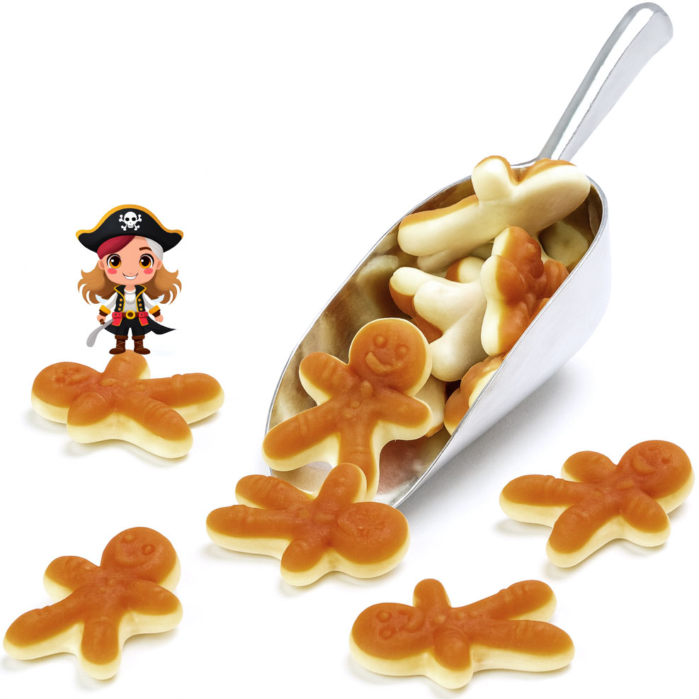 Christmas GIngerbread Men Shaped Fruity Jelyl Sweets ...