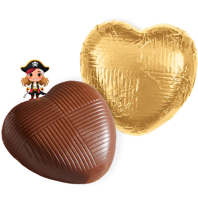 Gold Foil Chocolate Hearts - Wedding Favours, Traditional Wedding Party ...