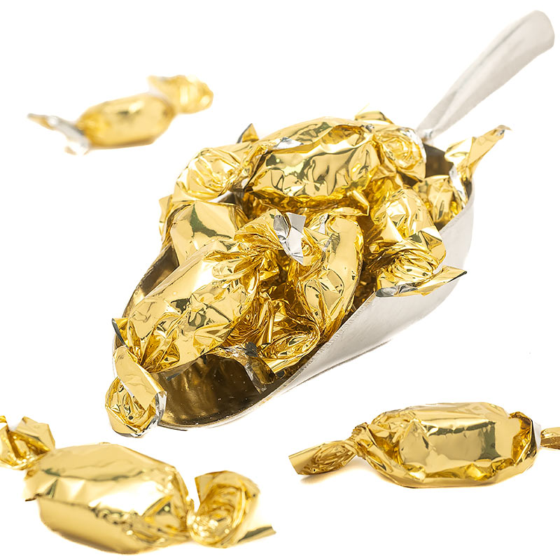 Gold Foil Wrapped Butterscotch - Wedding Sweets - treasureislandsweets ...