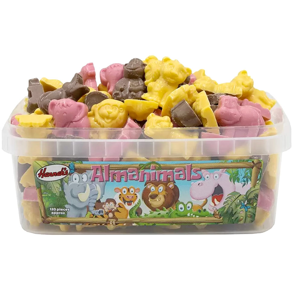Hannahs Zoo Animals Tub 120pcs (600g) - Almanimals ...