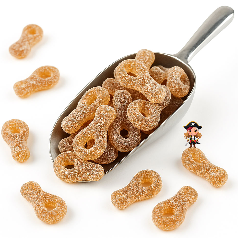 Haribo Sour Cola Fizzy Dummies | Tangy Gummy Sweets | Treasure Island ...