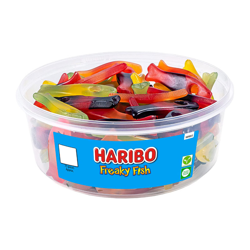 Haribo Freaky Fish Jelly Sweets - Treasure Island Sweets ...