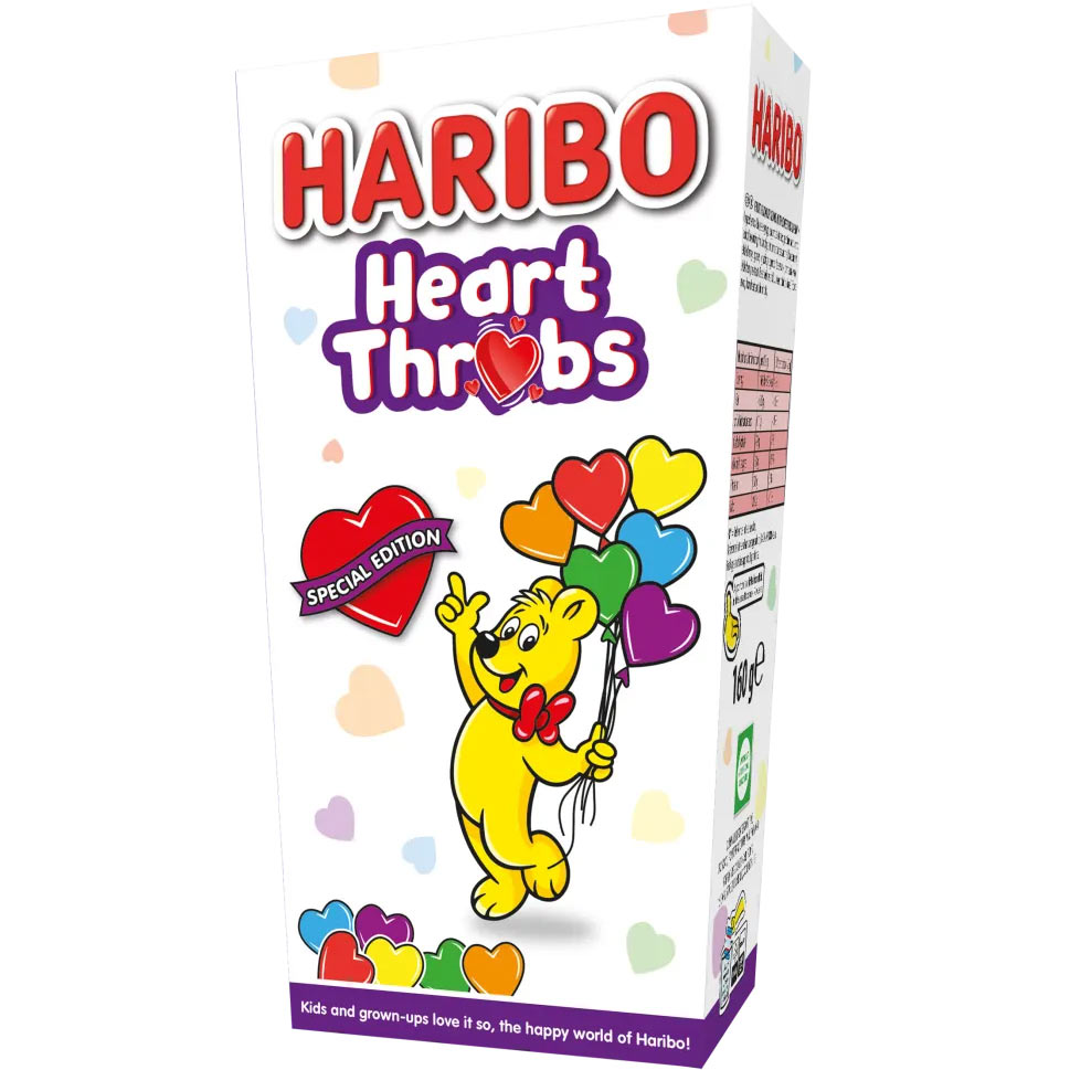 Haribo Heart Throbs Special Edition - Valentines Jelly Sweets ...