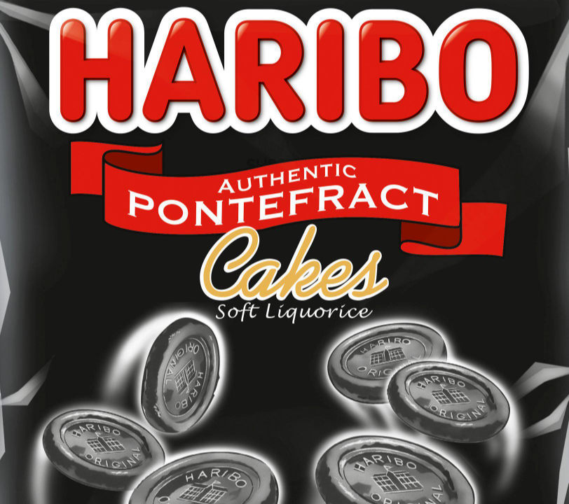 Haribo Pontefract Cakes - Soft Liquorice Sweets - treasureislandsweets ...