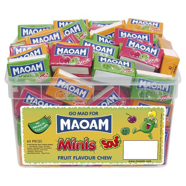 Maoam Minis Sour Chews - From The UK Original Retro Sweetshop. Fast ...