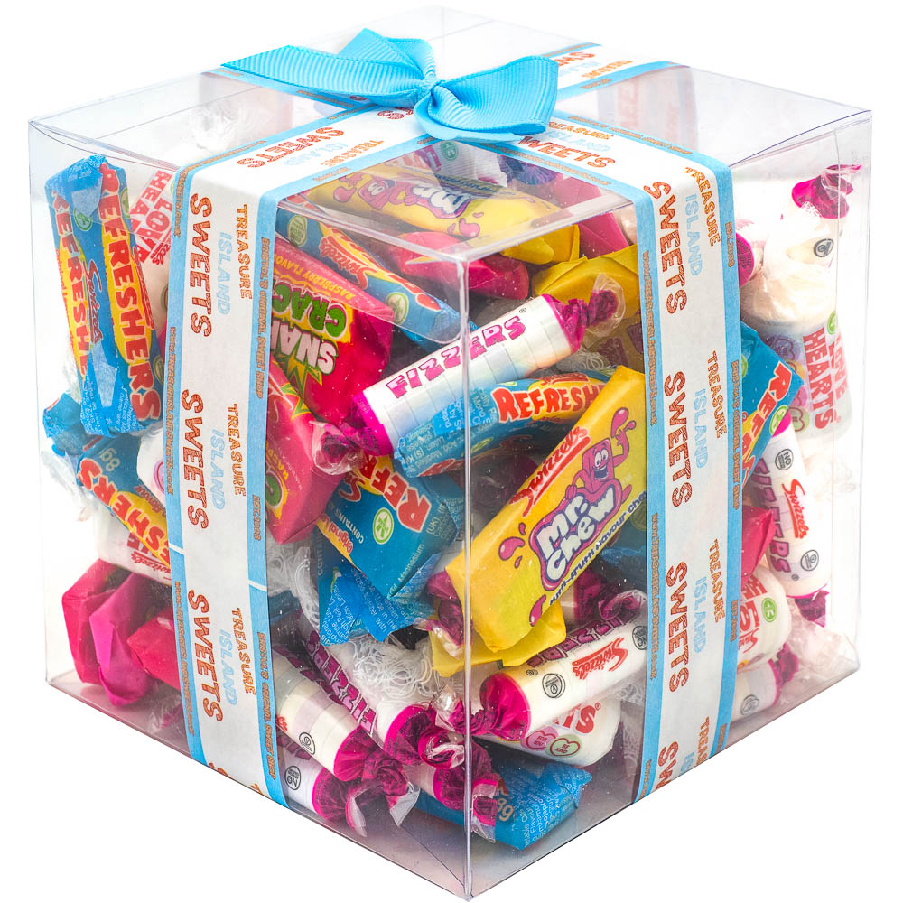 Penny Mix Cube - Retro Sweet Gifts - treasureislandsweets.co.uk