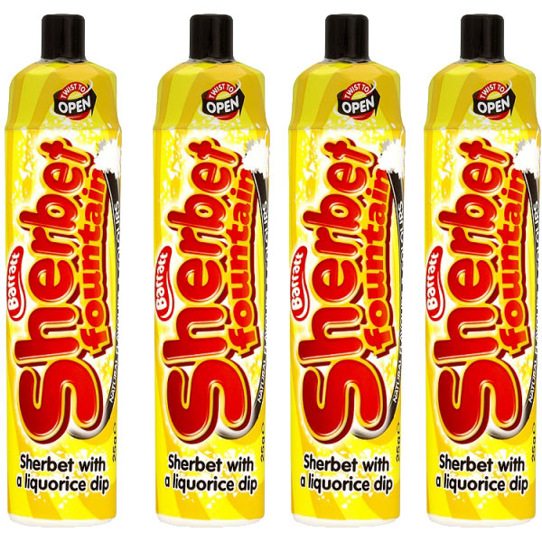 Barratt Sherbet Fountains Box Of 48 - treasureislandsweets.co.uk
