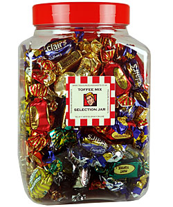 Toffee Selection Jar - Filled With Traditional Old Fashioned Sweets, UK ...