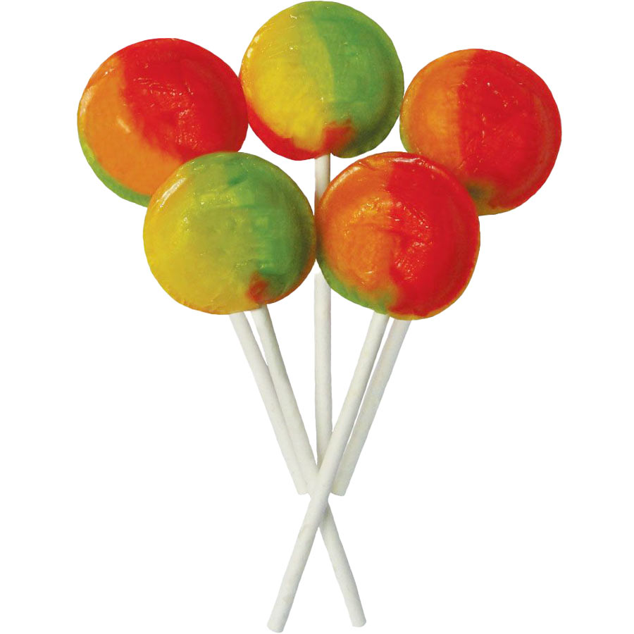 Tropical Flavour Gourmet Lollypops - treasureislandsweets.co.uk