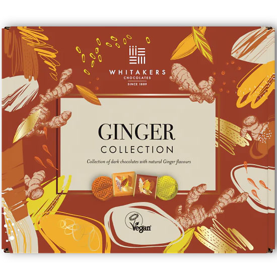 Whitaker’s Ginger Selection Chocolates | Dark Chocolate & Ginger ...