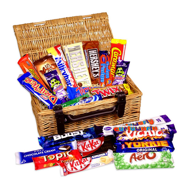 Create Your Own Wicker Sweet Hamper - treasureislandsweets.co.uk
