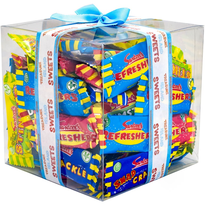 Retro Sweet Cube - Gift Box Of Old School Sweets - treasureislandsweets ...