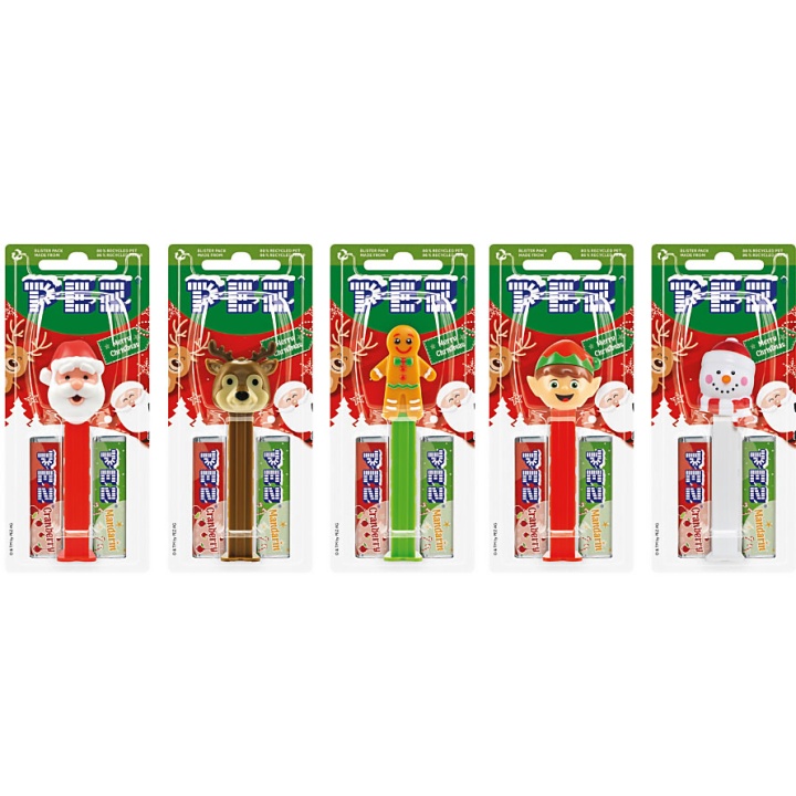 PEZ Christmas Characters - treasureislandsweets.co.uk