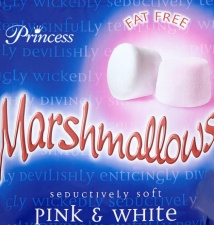 Princess Pink & White Marshmallows - treasureislandsweets.co.uk