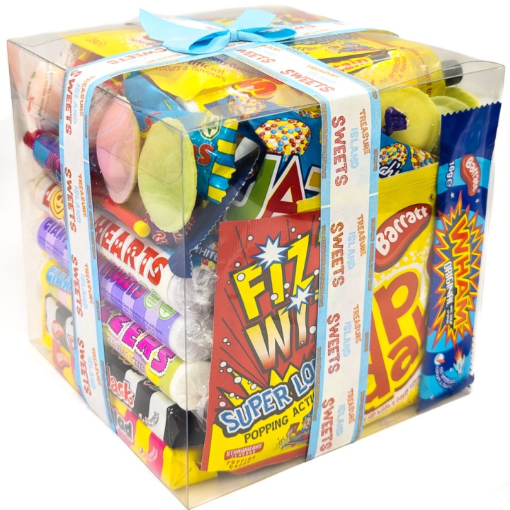 Retro Sweet Cube - Gift Box Of Old School Sweets - treasureislandsweets ...