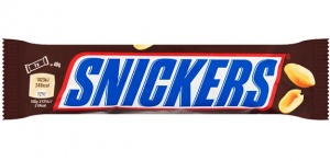 Snickers (aka Marathon) Chocolate Bar 50g - treasureislandsweets.co.uk