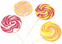 Fruity Round Lolly Pops 10cm Diameter All Natural ...