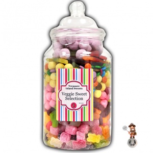 Retro Sweets Selection Jar - treasureislandsweets.co.uk